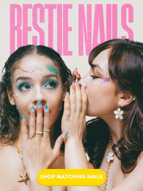 Pinkie Promise Nails - Affordable Hand-Painted Press-On Nails