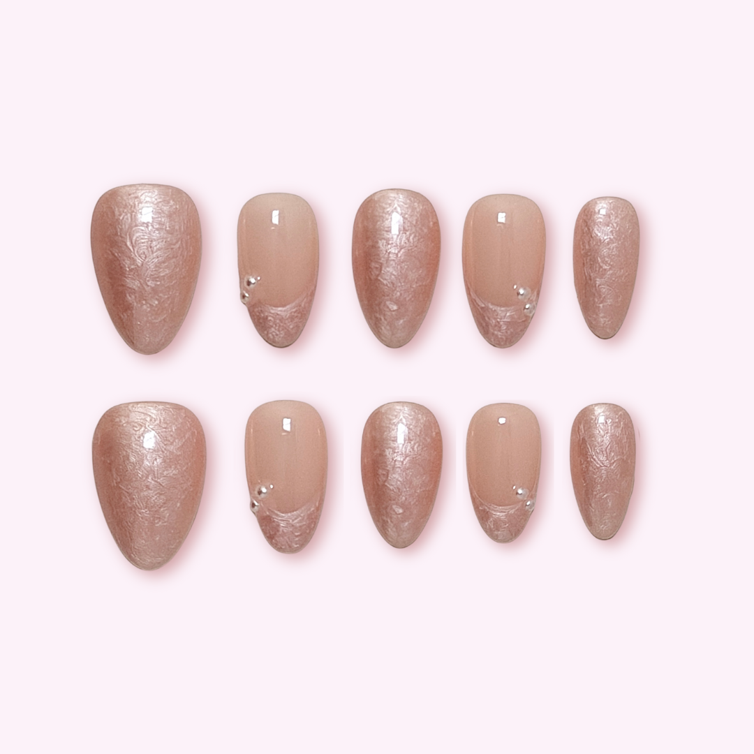 Pinkie Promise Nails - Affordable Hand-Painted Press-On Nails