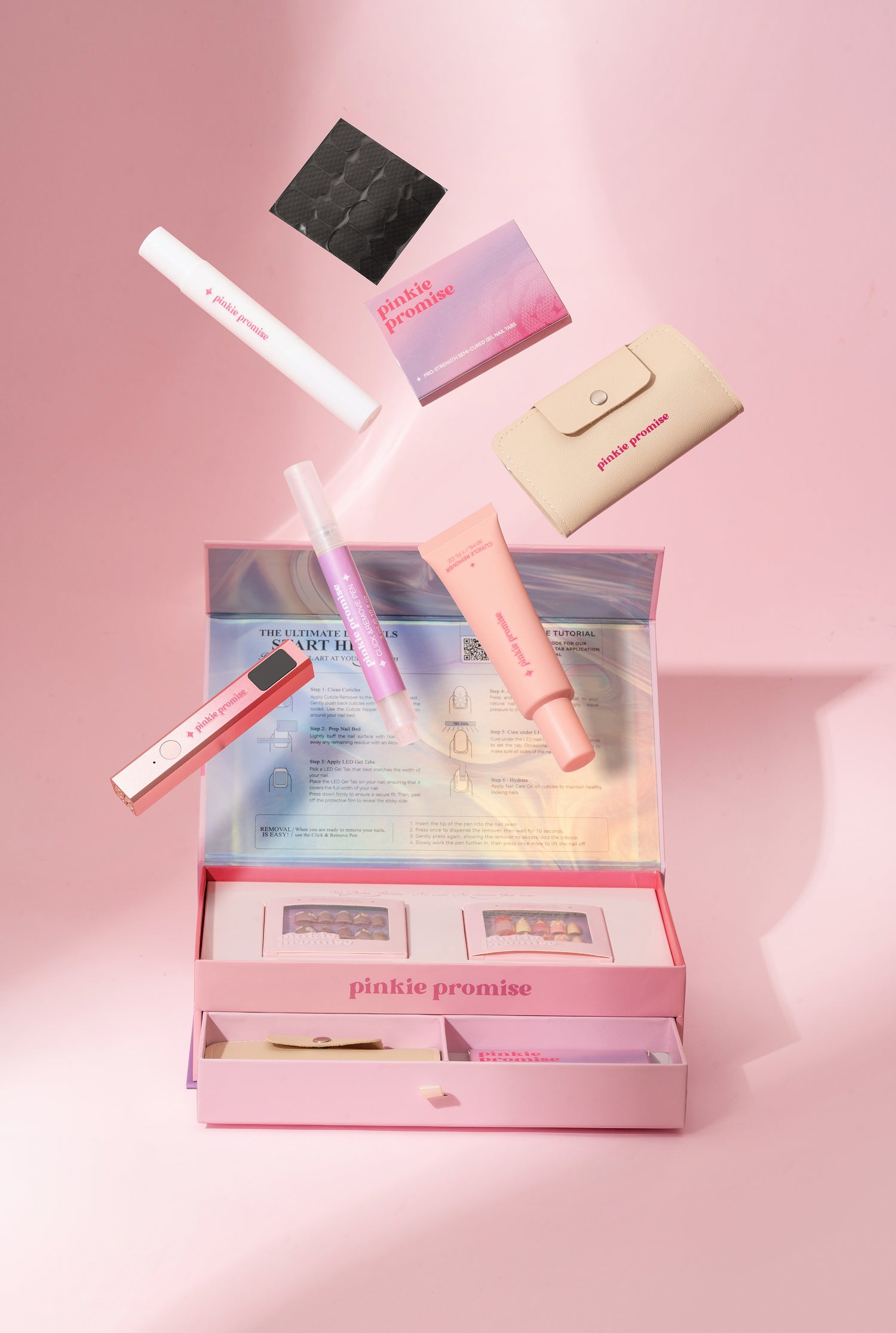 Pinkie Promise Nails - Affordable Hand-Painted Press-On Nails